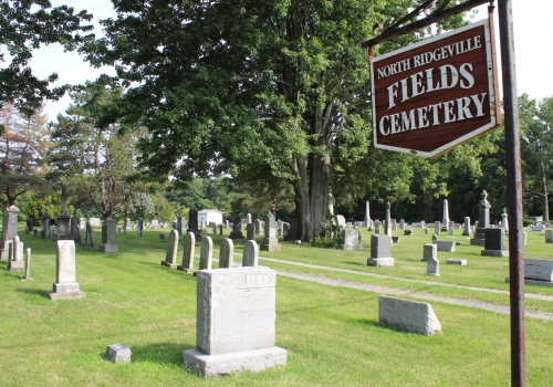 Fields Cemetery Memorials | North Ridgeville | Kotecki Memorials